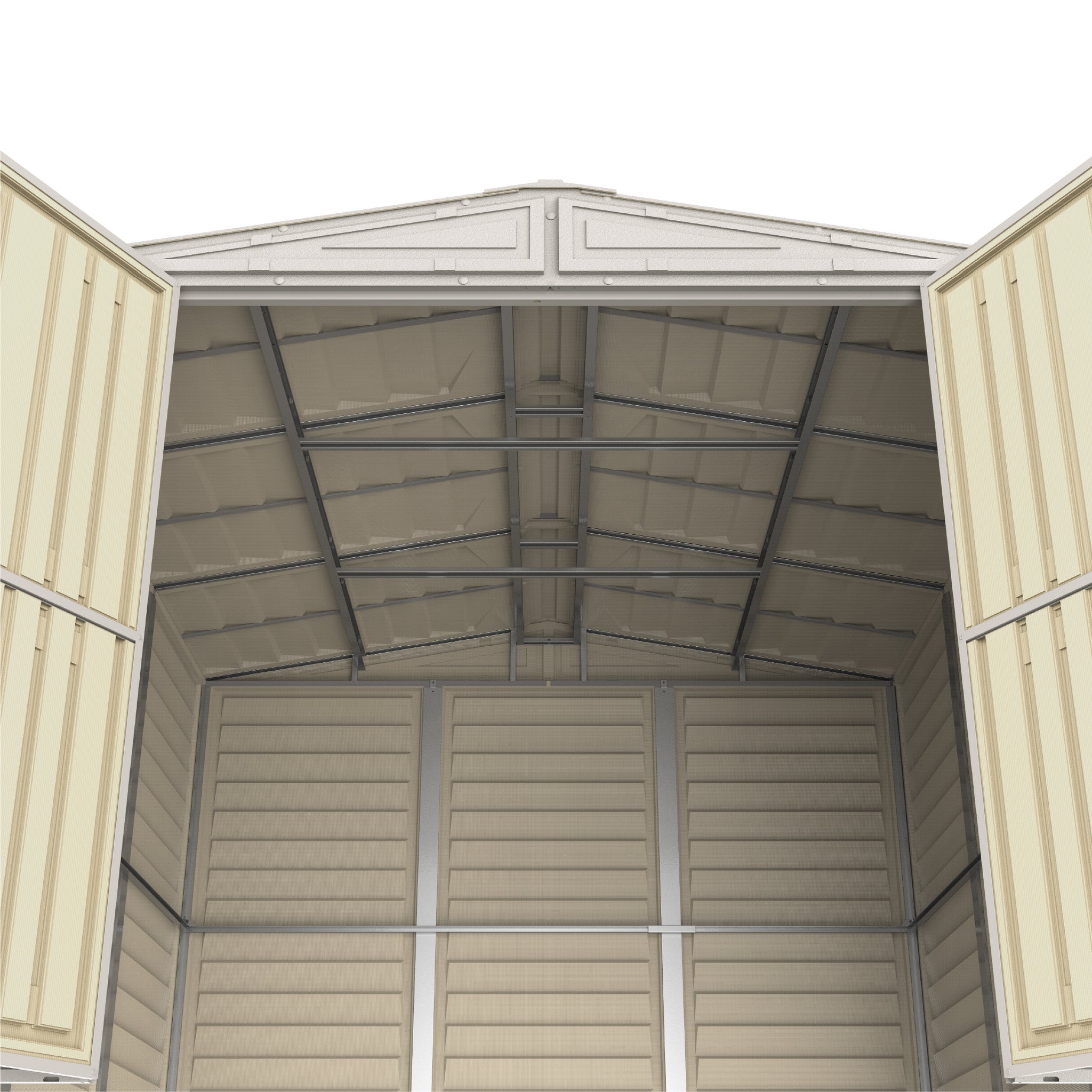 DuraMate 8x8ft (239.7 x241.8x187.5 cm) Resin Storage Shed – Cosmoplast ...