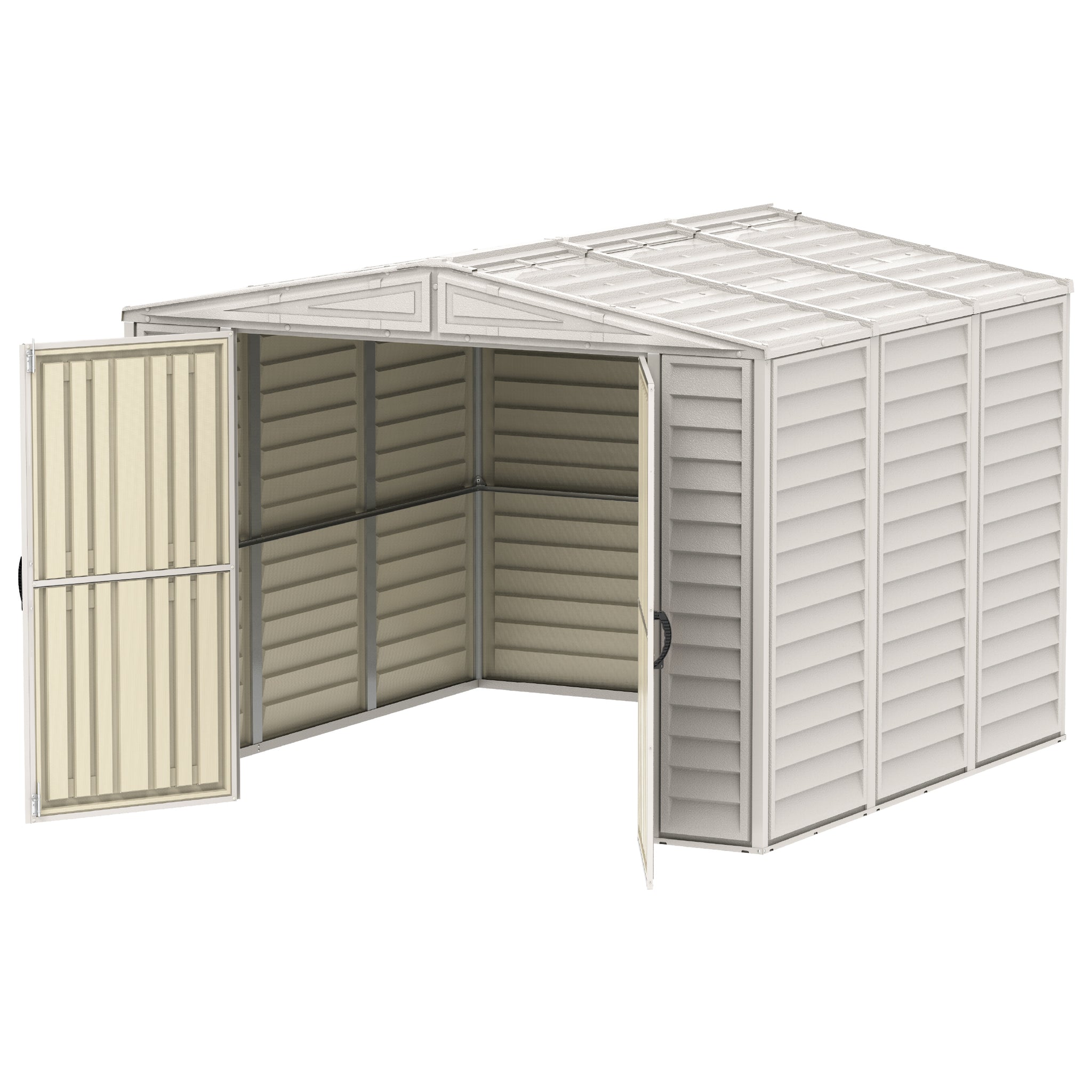 DuraMate 8x8ft (239.7 x241.8x187.5 cm) Resin Storage Shed – Cosmoplast ...