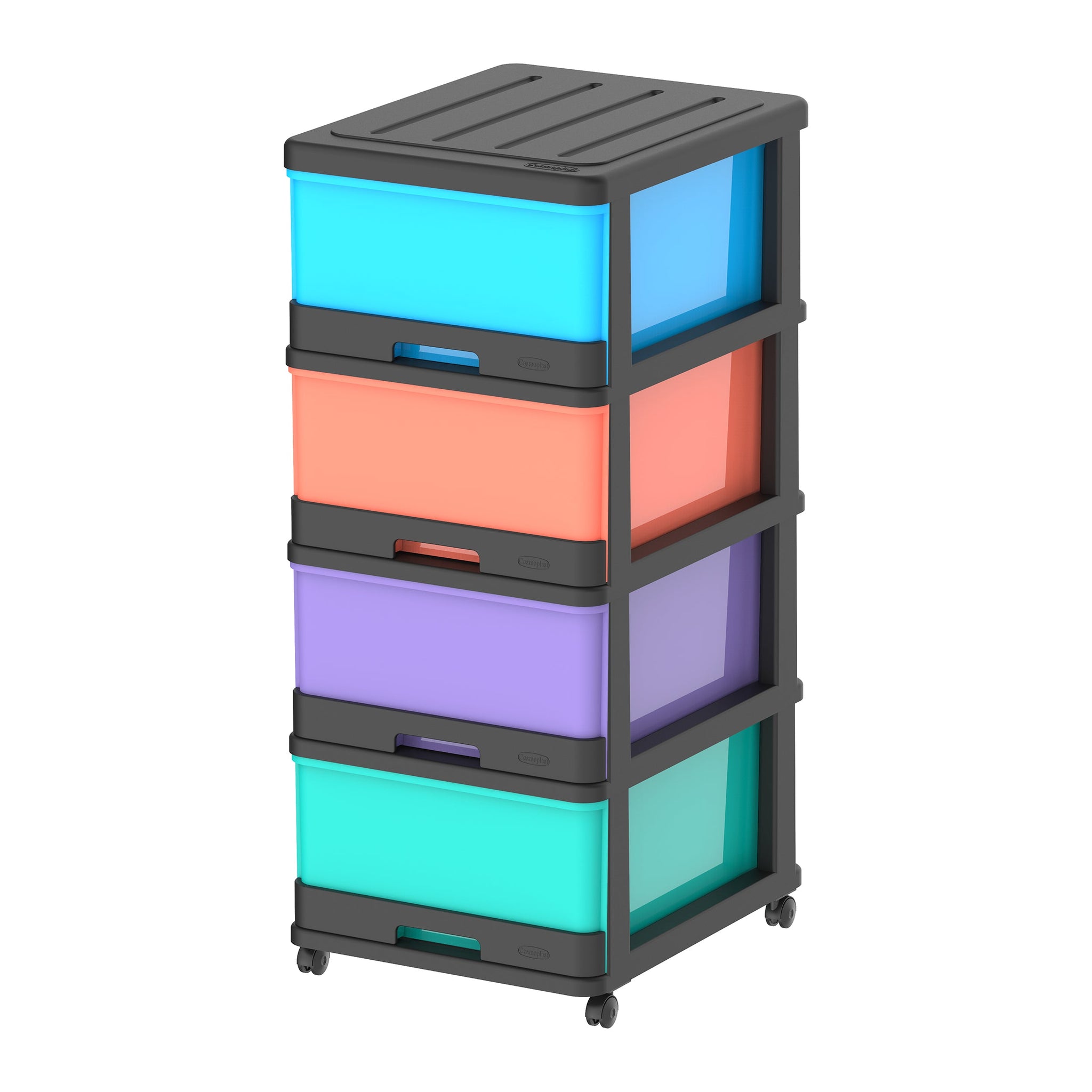 4-Drawer Storage Cabinet-Cosmoplast Kuwait